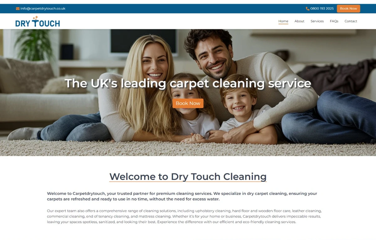 Carpet Cleaning | Cleaning Services - Dry Touch Cleaning
